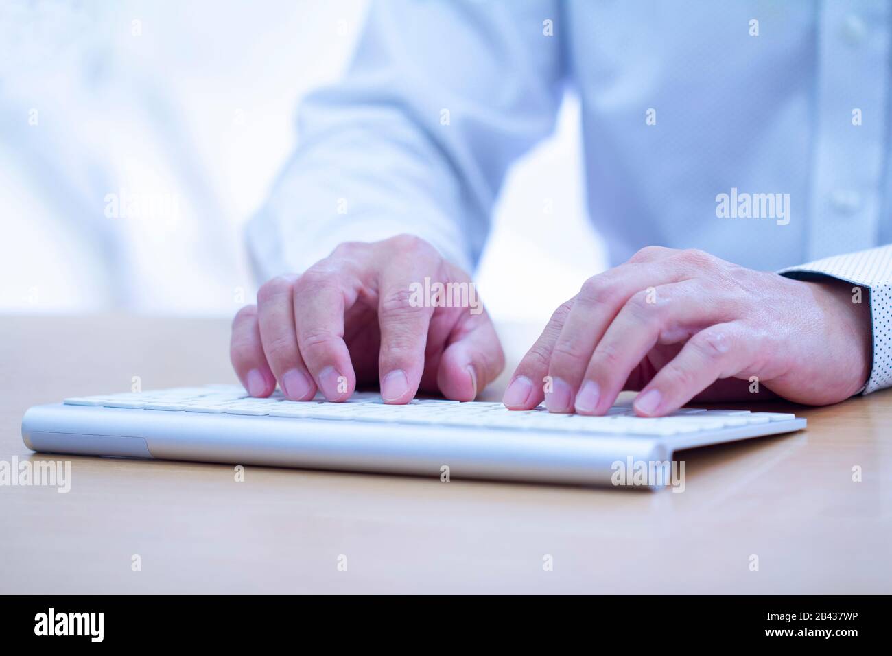 Touch typing hi-res stock photography and images - Alamy