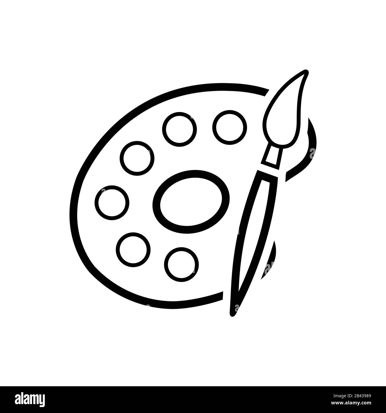 Color plate Stock Vector Images - Alamy