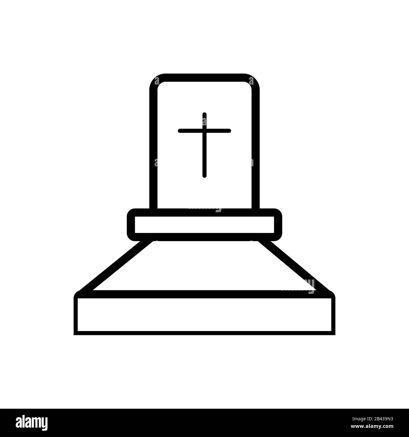 Gravestone icon hi-res stock photography and images - Alamy