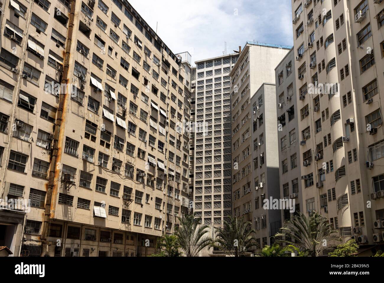 High rise office buildings in the city centre of Rio de Janeiro, Brazil ...