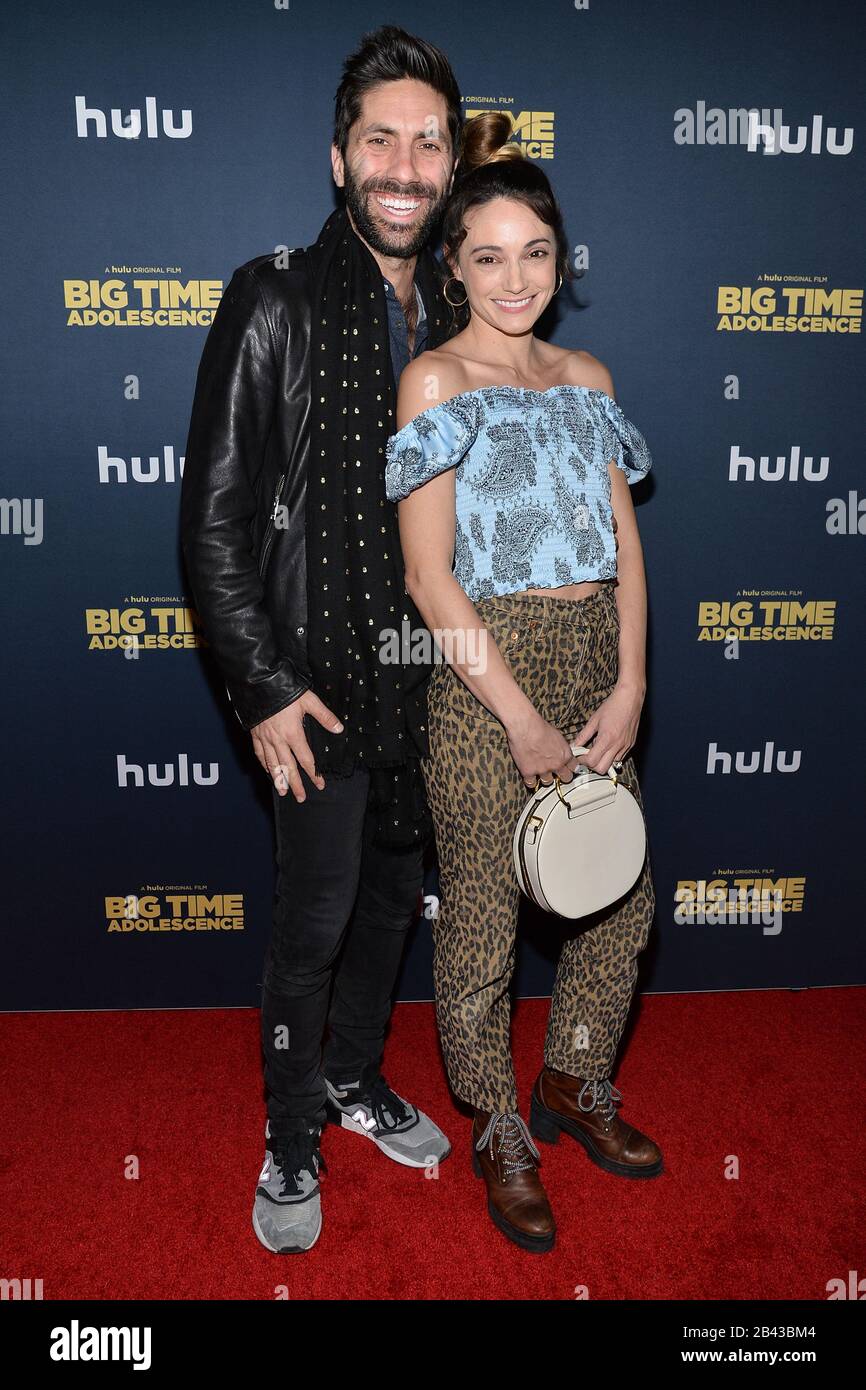 New York, USA. 05th Mar, 2020. (L-R) Nev Schulman and Laura Perlongo ...