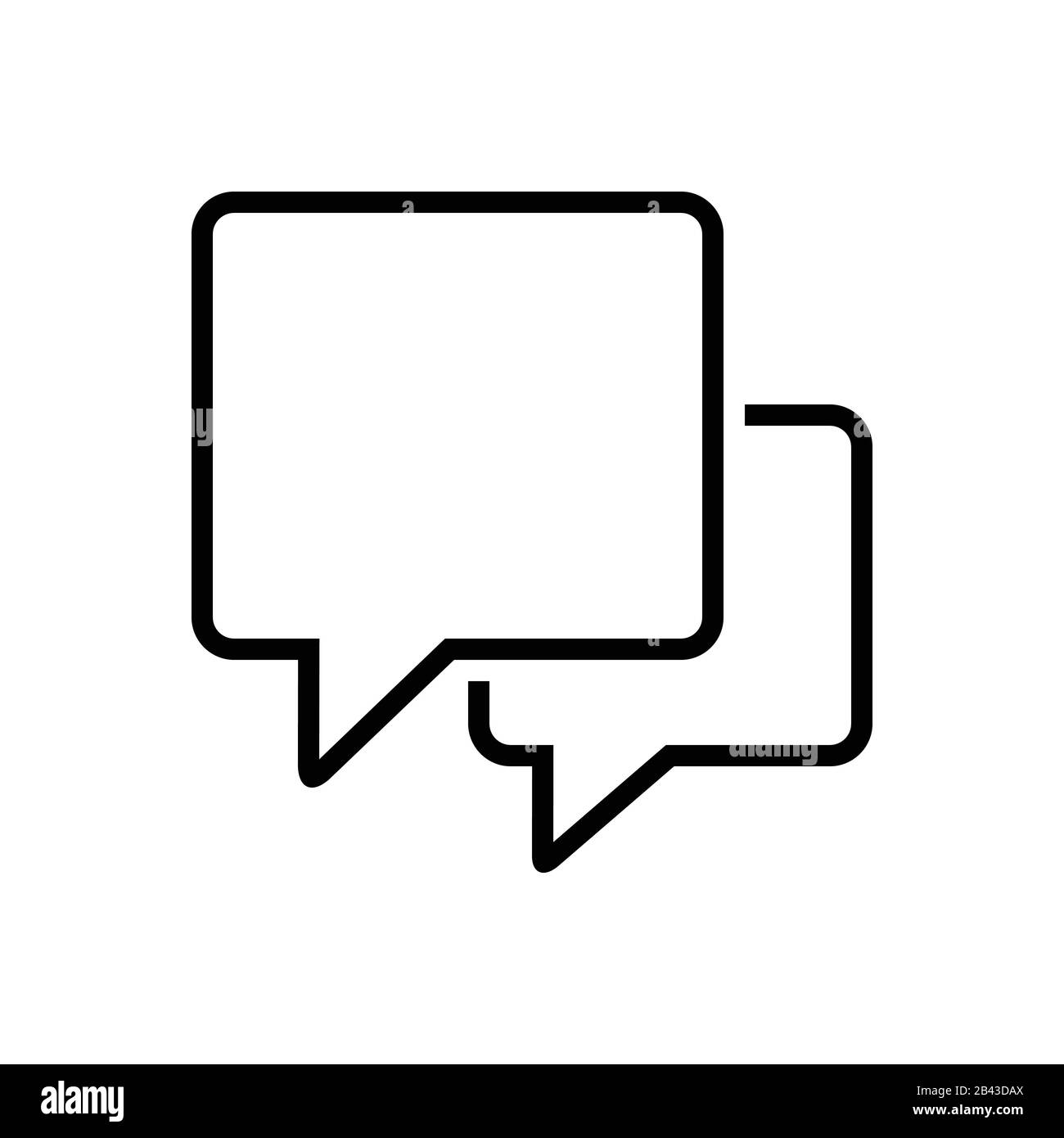 Chat bubble icon Stock Vector Image & Art - Alamy