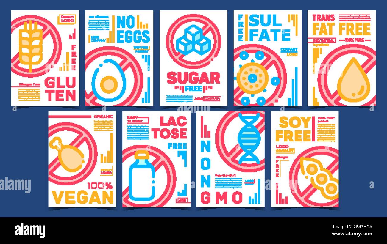 Unhealthy ingredients Stock Vector Images - Alamy