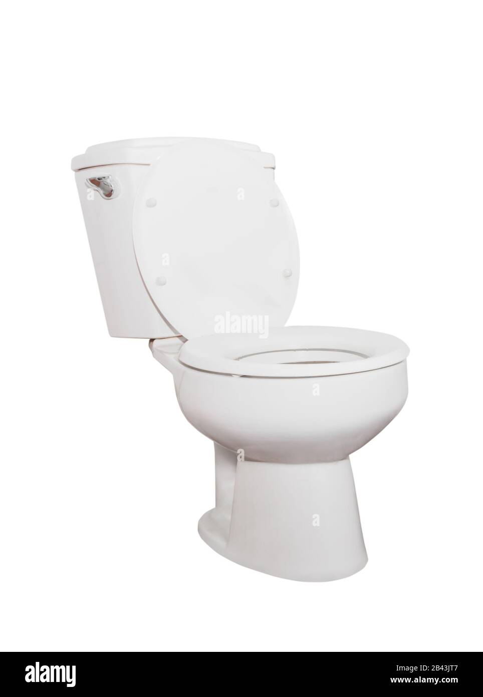 White interior restroom toilet Cut Out Stock Images & Pictures - Alamy