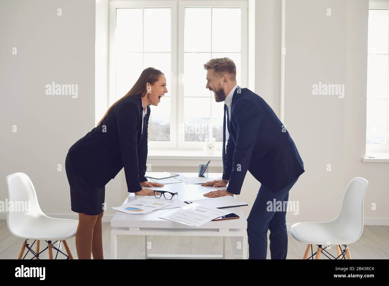 Business man screaming desperate in hi-res stock photography and images ...
