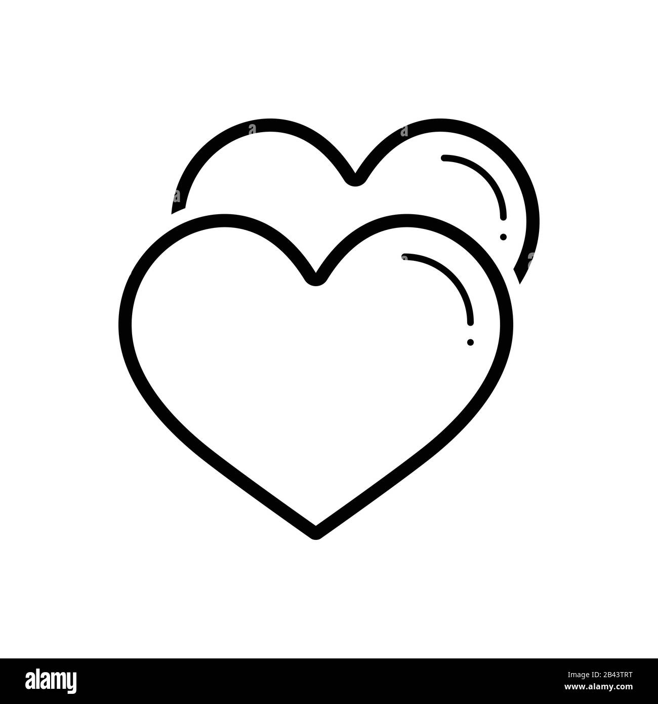 Match heart shape Stock Vector Images - Alamy
