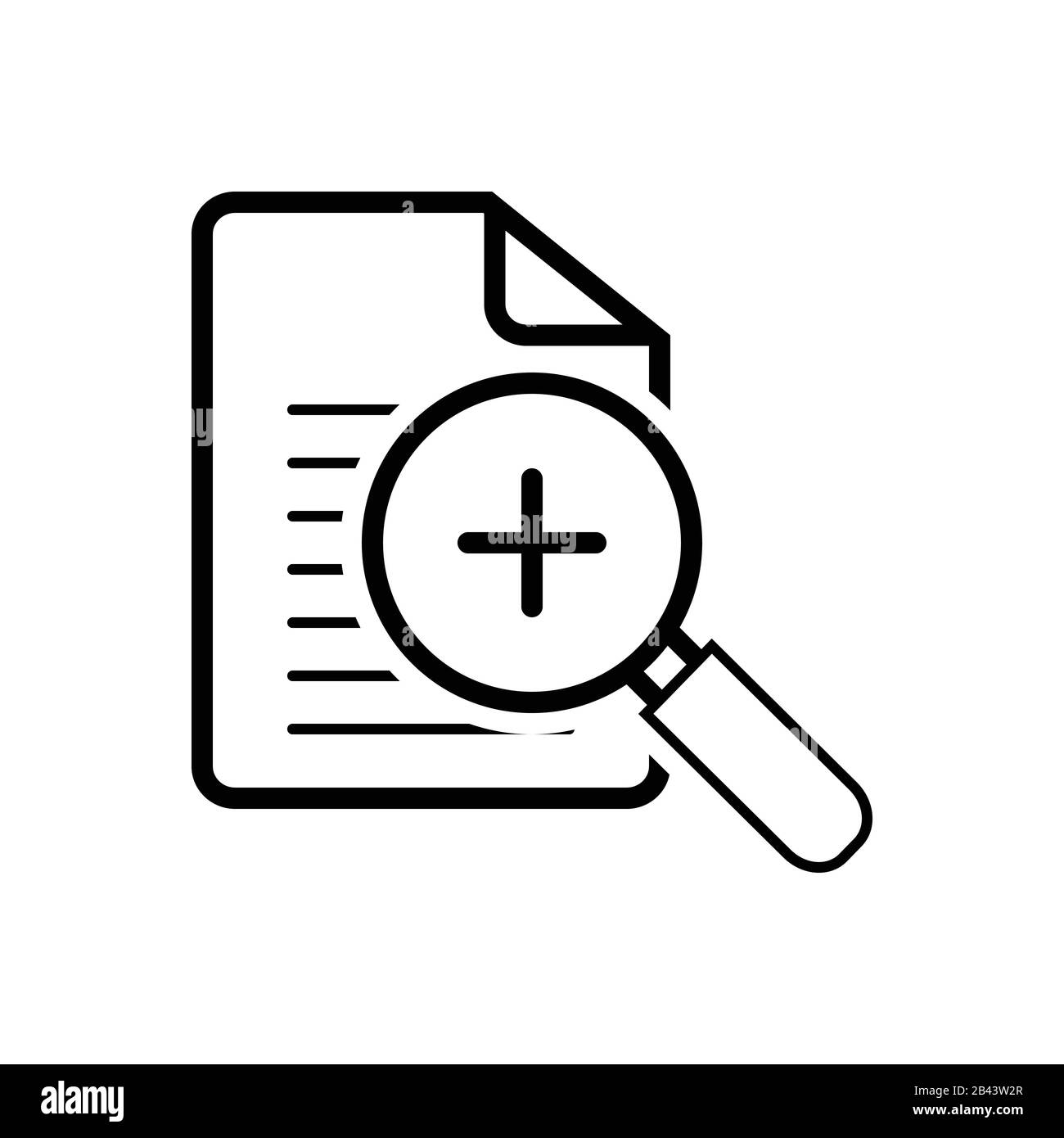 Zoom in icon Stock Vector Image & Art - Alamy