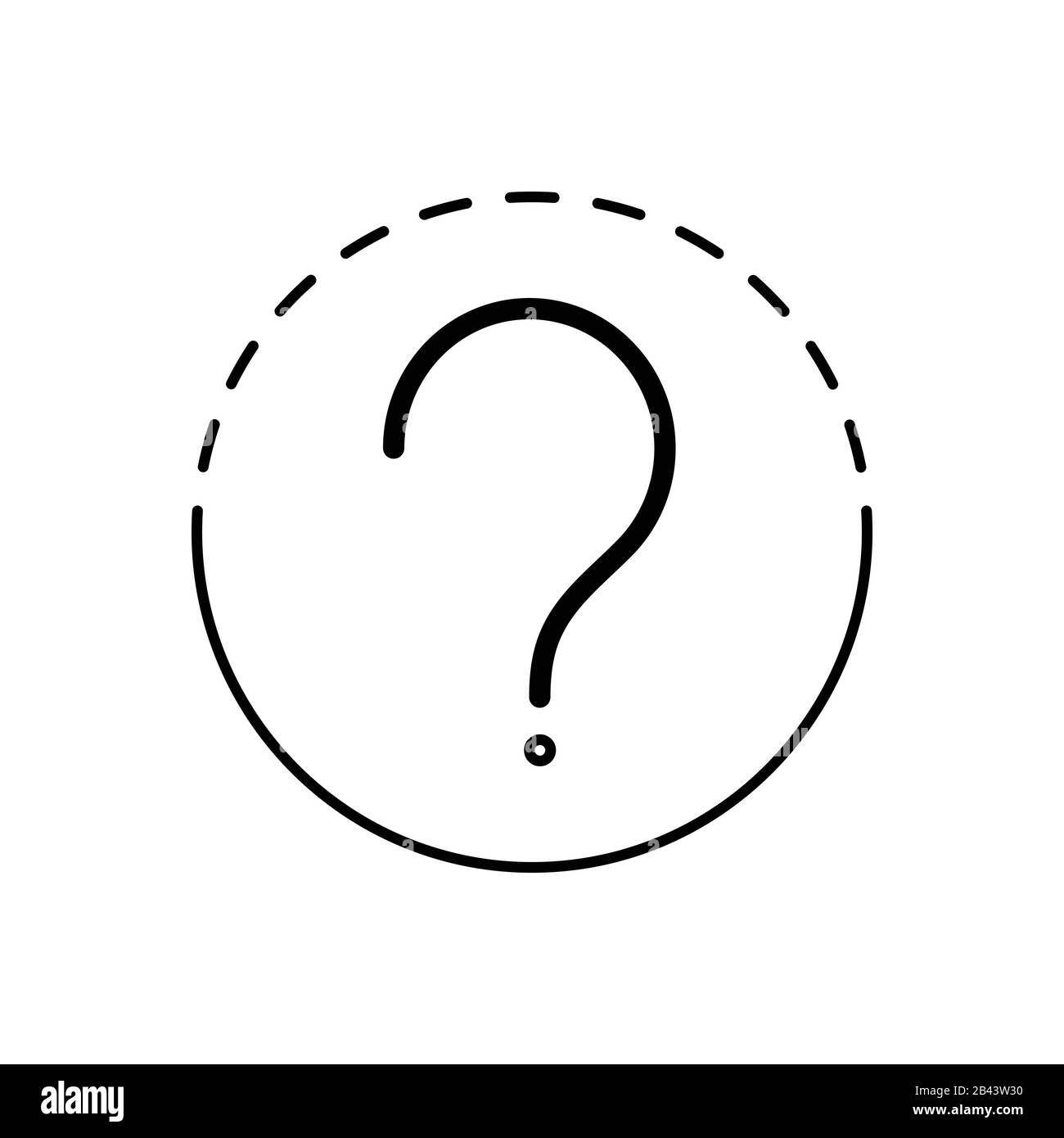 Ask icon Stock Vector Images - Alamy
