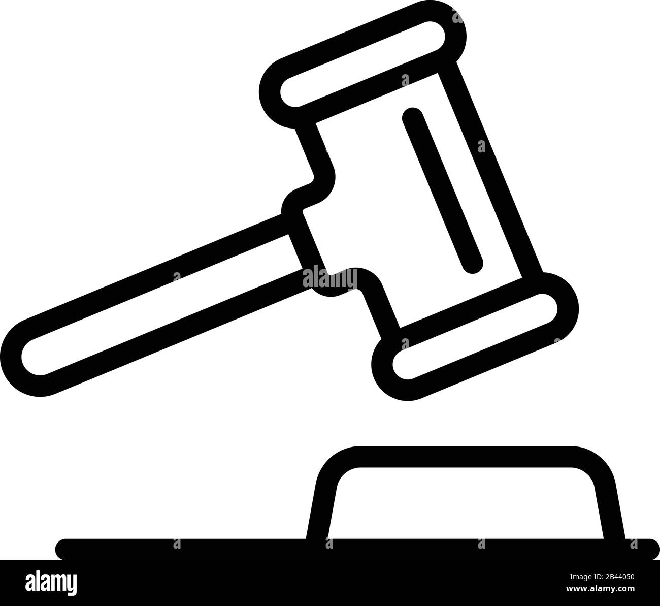 Gavel calculator Stock Vector Images - Alamy