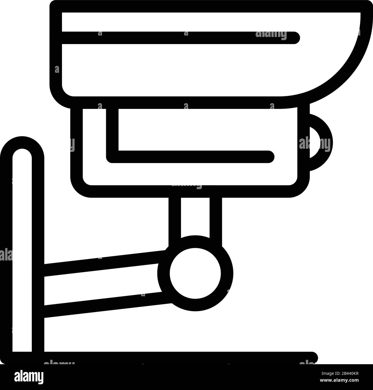 Security camera icon, outline style Stock Vector Image & Art - Alamy