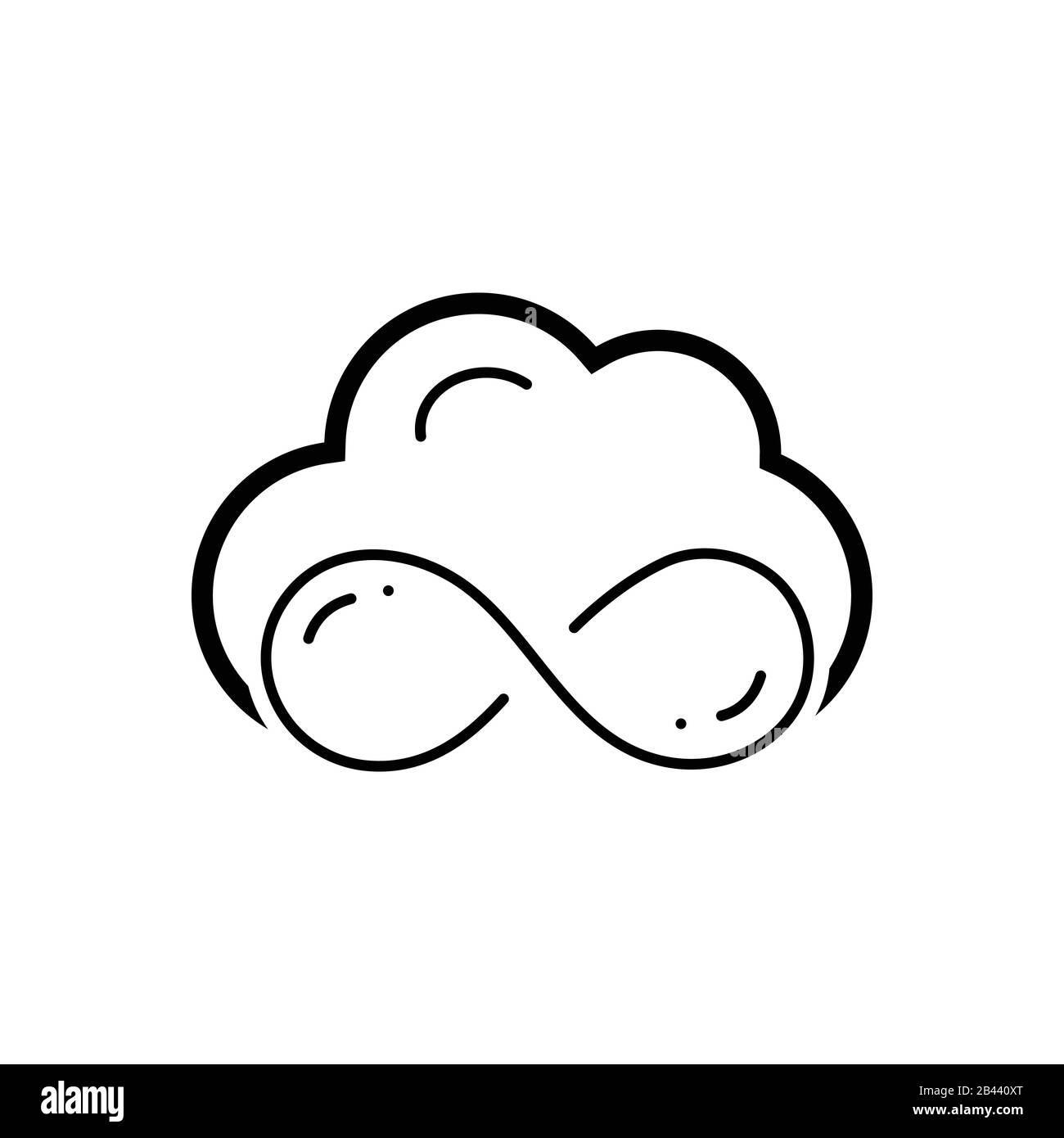 Unlimited icon hi-res stock photography and images - Alamy