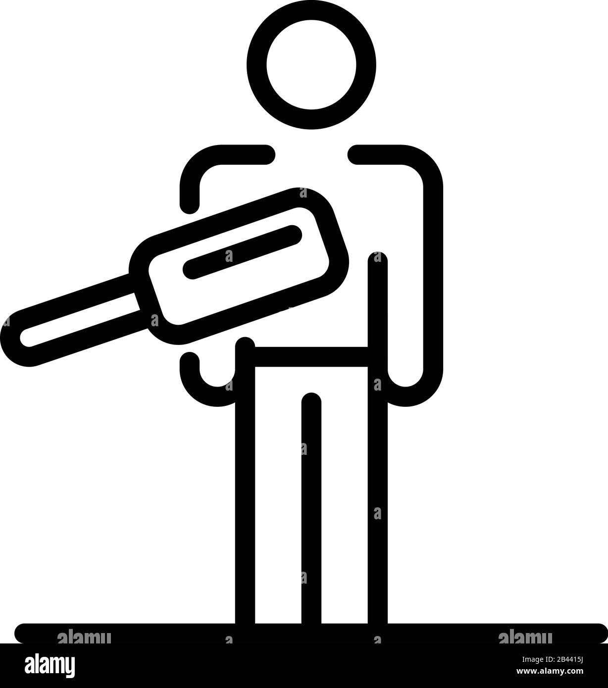 Airport security body scan Cut Out Stock Images & Pictures - Alamy