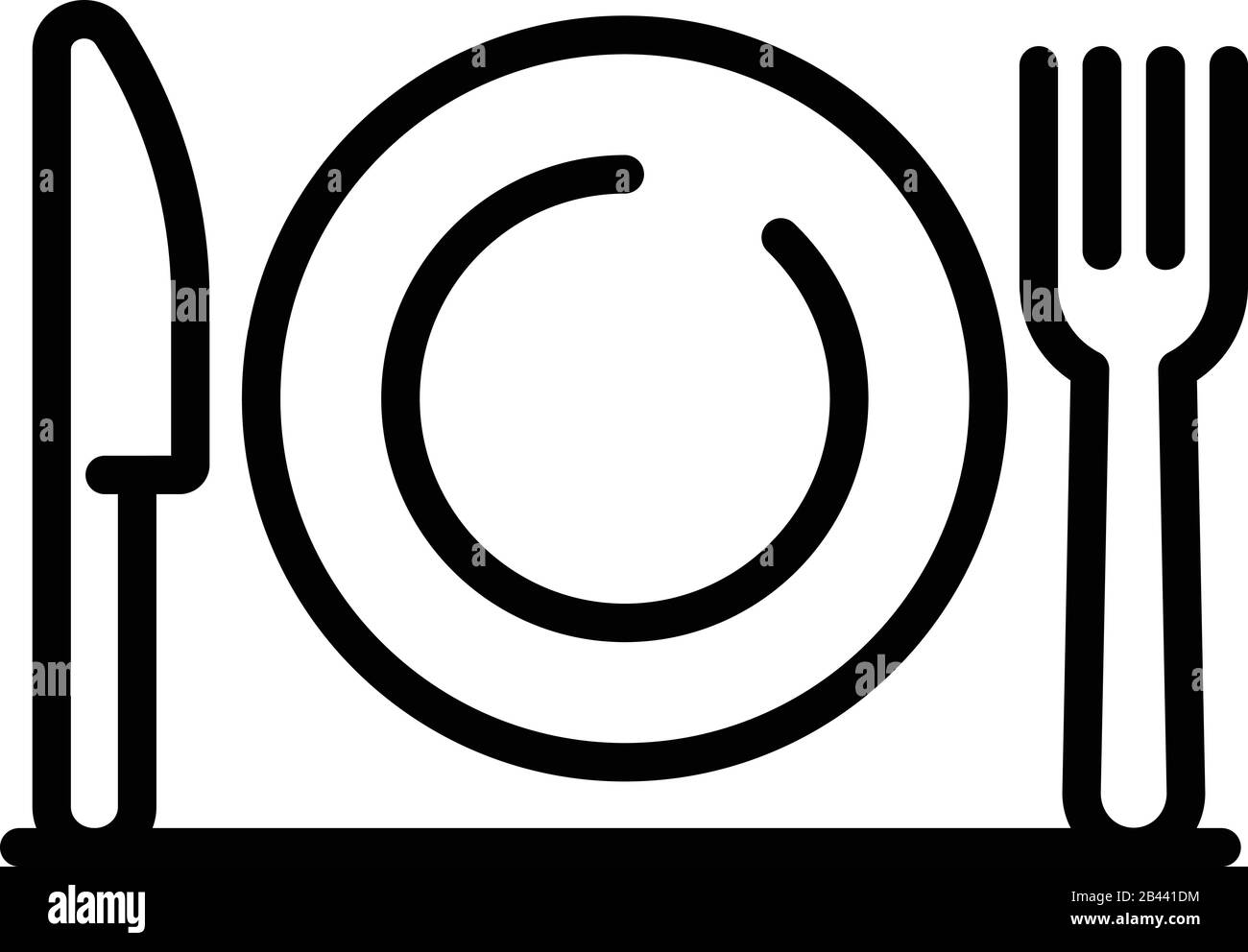 Kitchen dishes icon, outline style Stock Vector Image & Art - Alamy