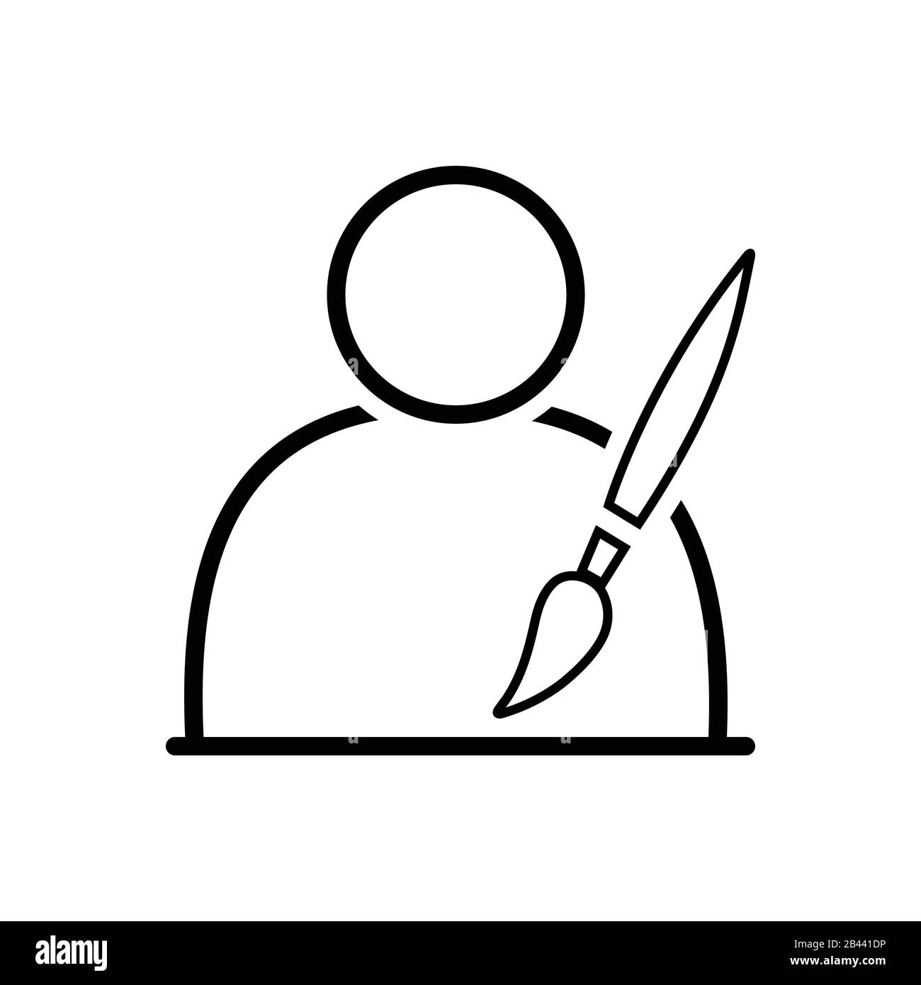 Artist icon hi-res stock photography and images - Alamy