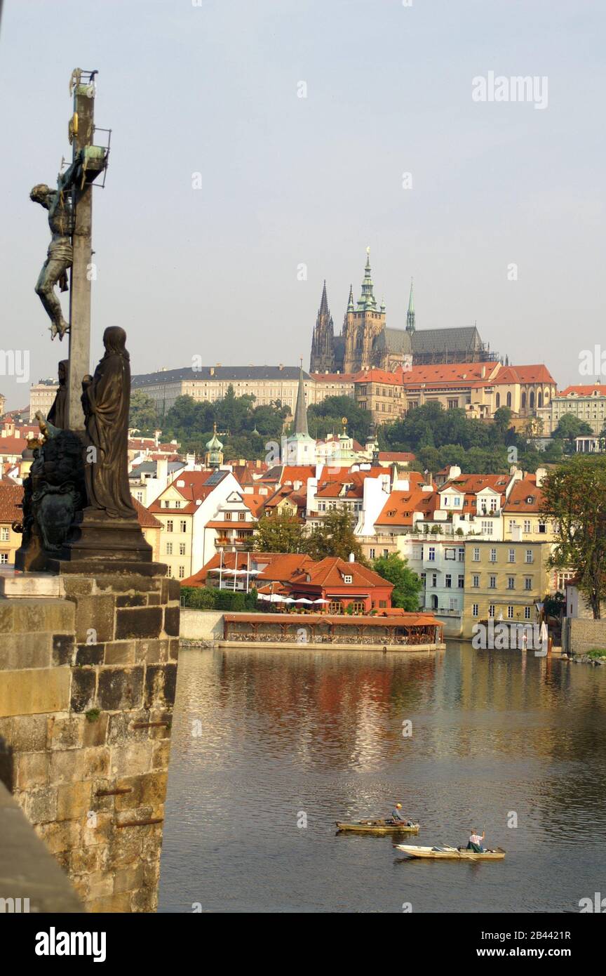 Statues of Charles bridge and statues , jesus on the cross- beautiful ...