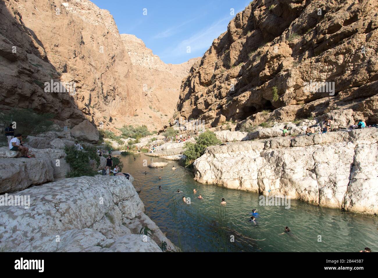 Oasis Geology Oman Water High Resolution Stock Photography and Images ...
