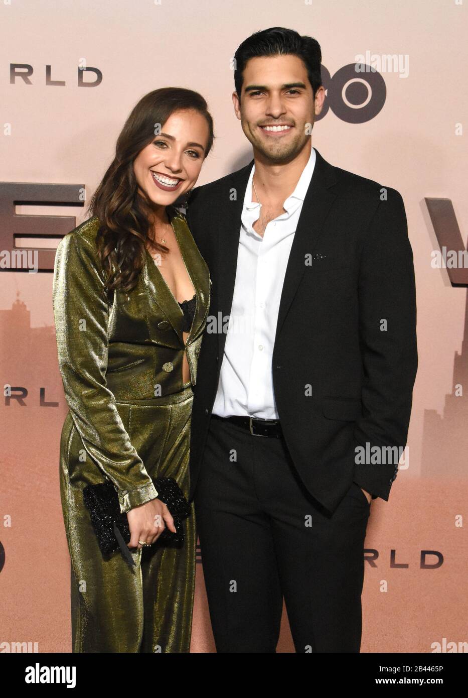 Hollywood, California, USA 5th March 2020 Actress Skye Coyne and actor ...