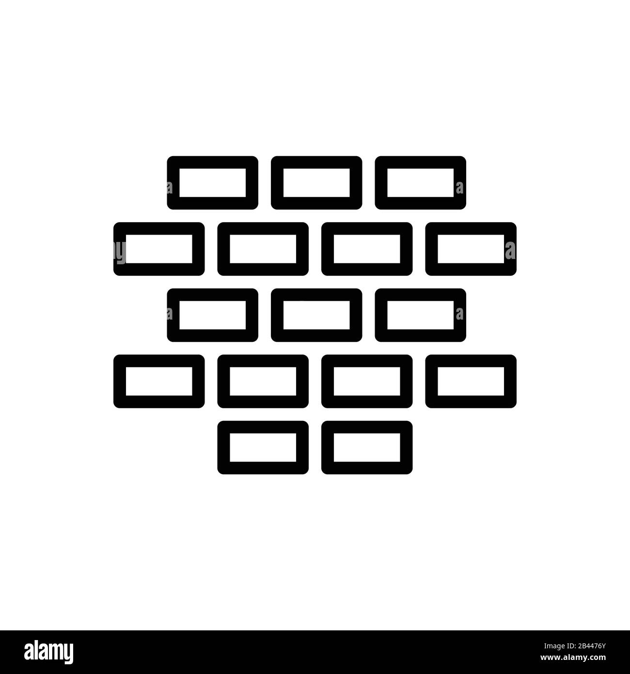 Brick icon hi-res stock photography and images - Alamy