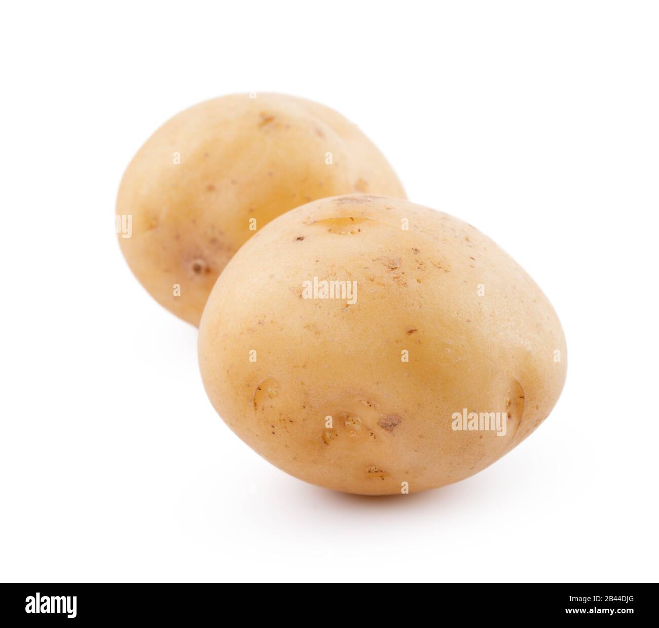 raw yellow potato isolated on white background Stock Photo - Alamy