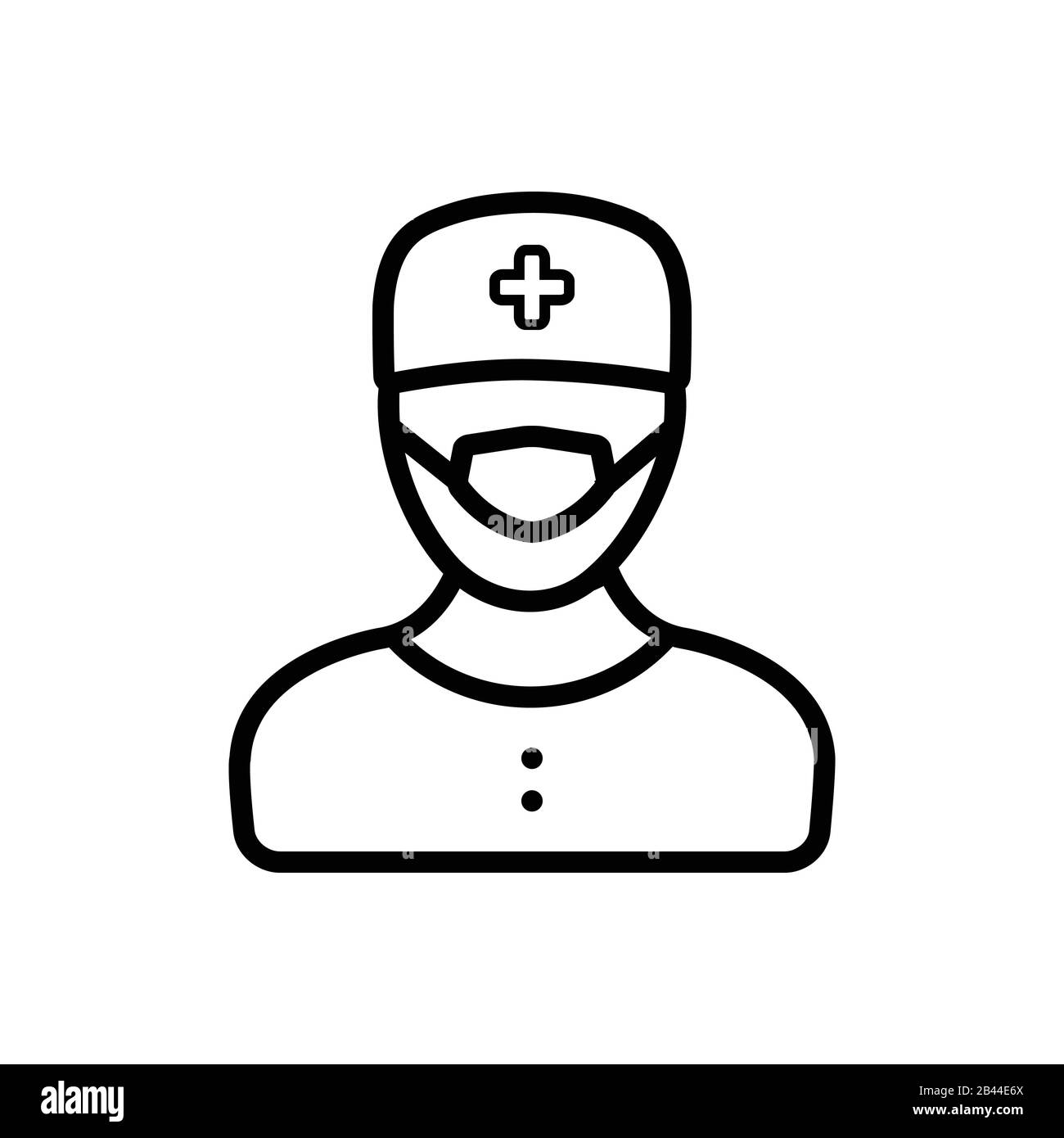 Surgeon icon Stock Vector Images - Alamy