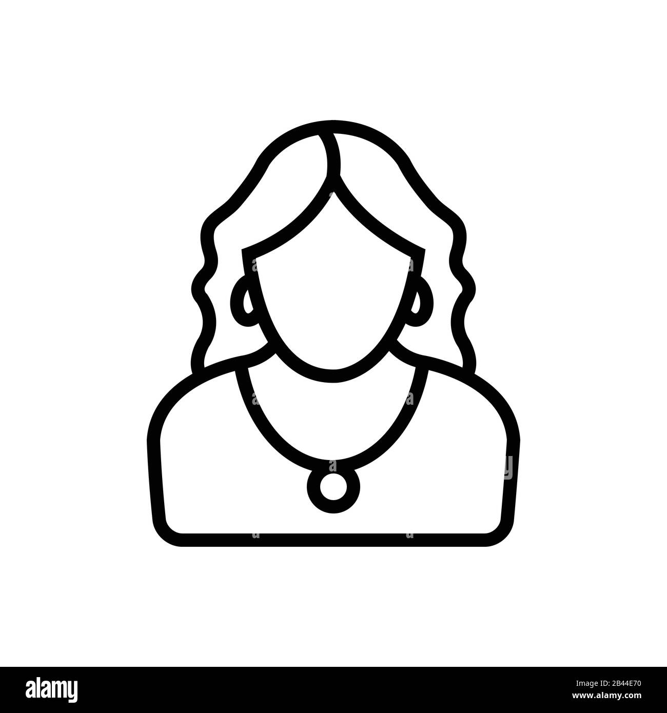Woman icon Stock Vector Image & Art - Alamy