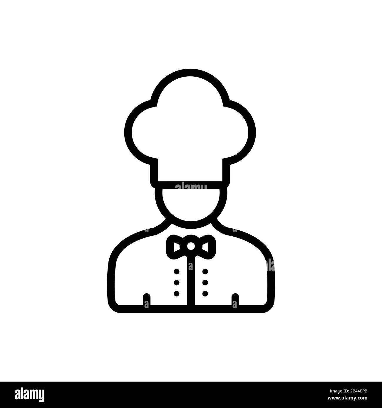 Chef icon Black and White Stock Photos & Images - Alamy