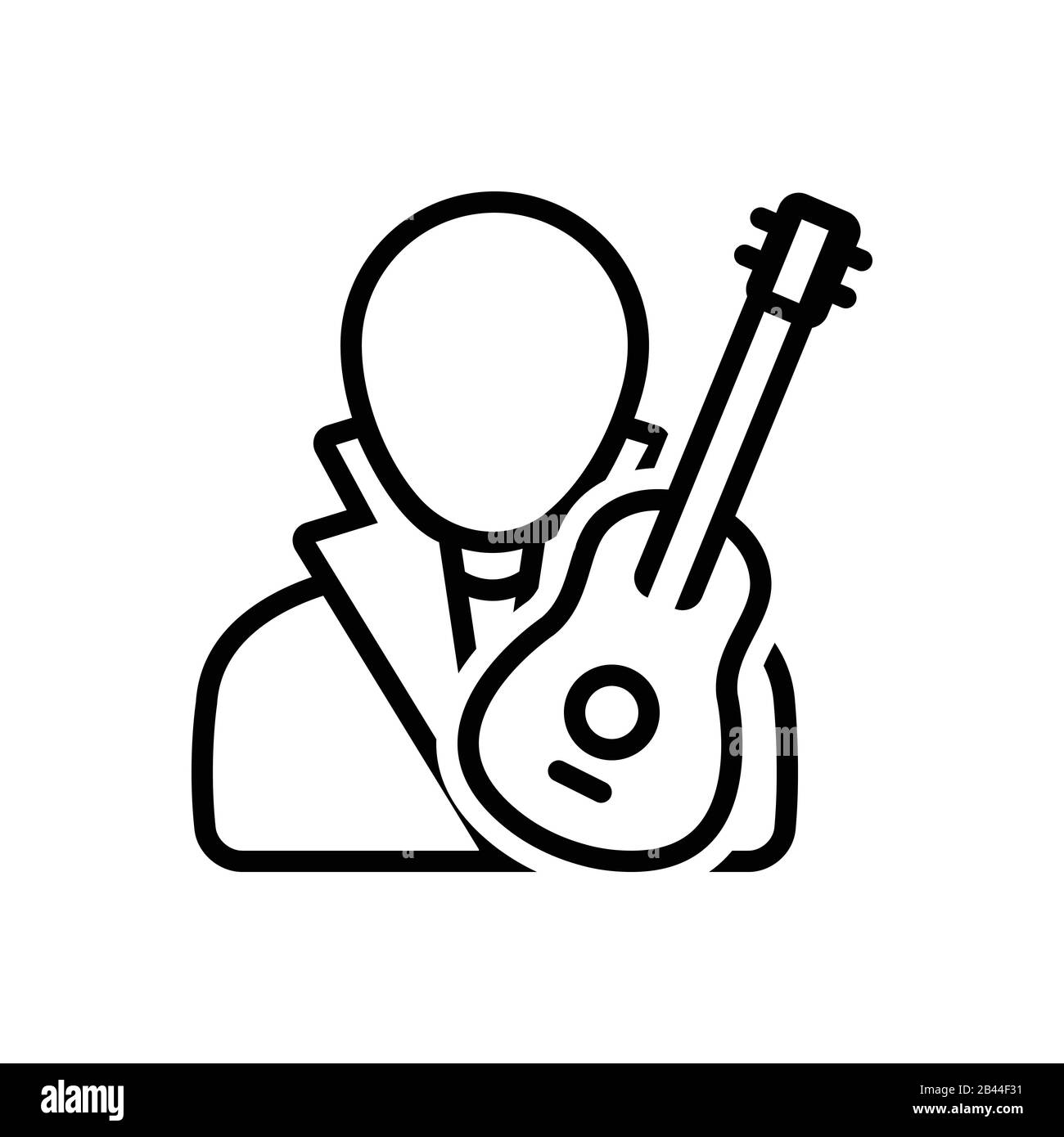 Musician icon Stock Vector Images - Alamy