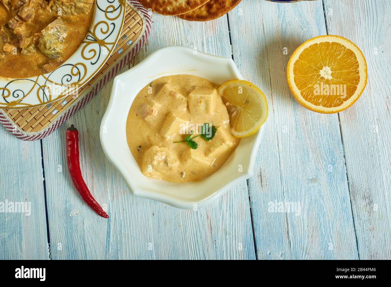 Methi Chaman, dish cooked with paneer, Kashmiri cuisine, Traditional ...