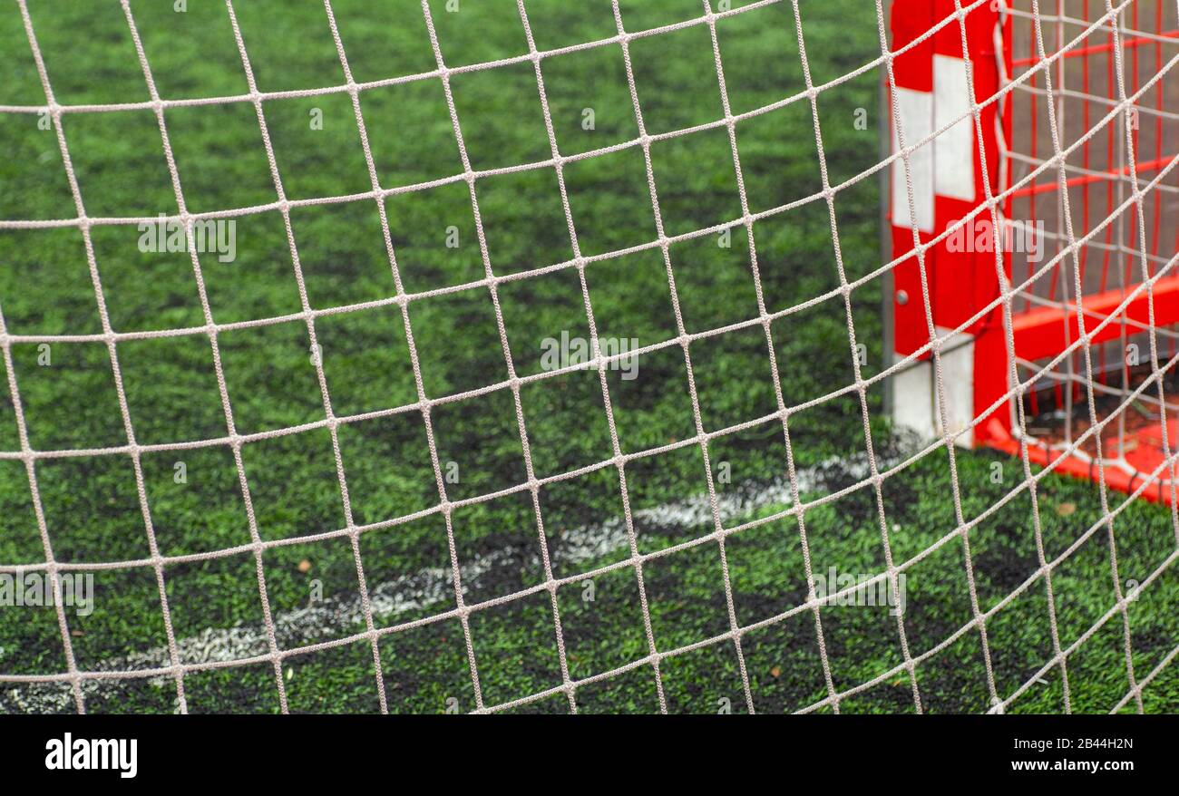 Soccer nets at ground hi-res stock photography and images - Alamy