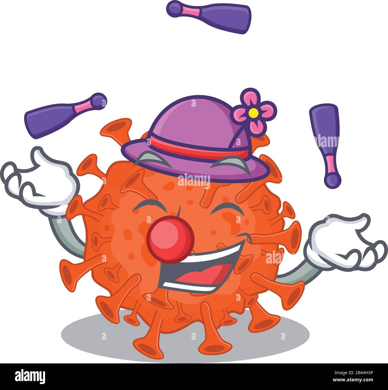 Cancer cell electron microscope Stock Vector Images - Alamy