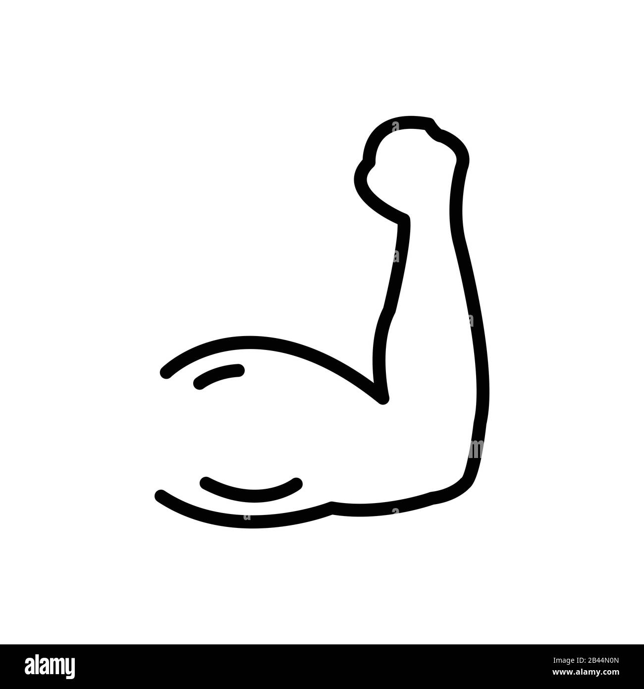 Powerfull muscles icon Stock Vector Image & Art - Alamy