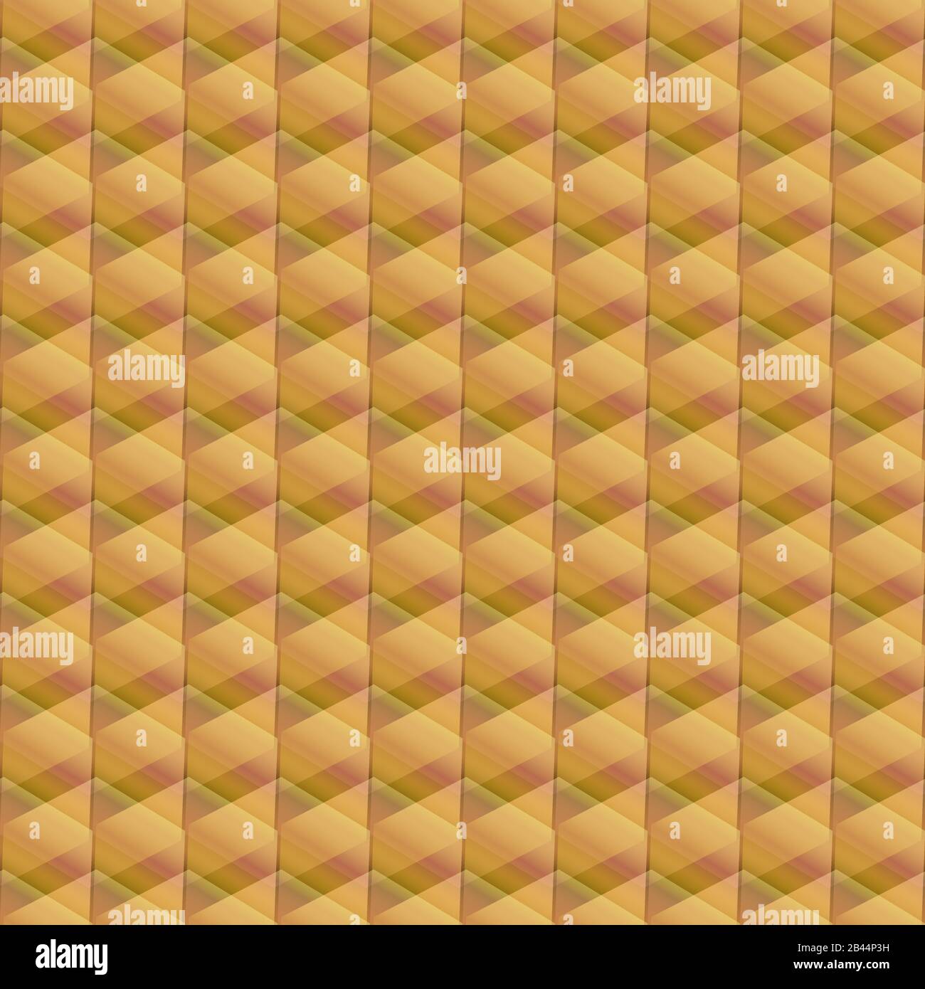 Vector golden color seamless texture. 3d cubes tile Stock Vector Image ...
