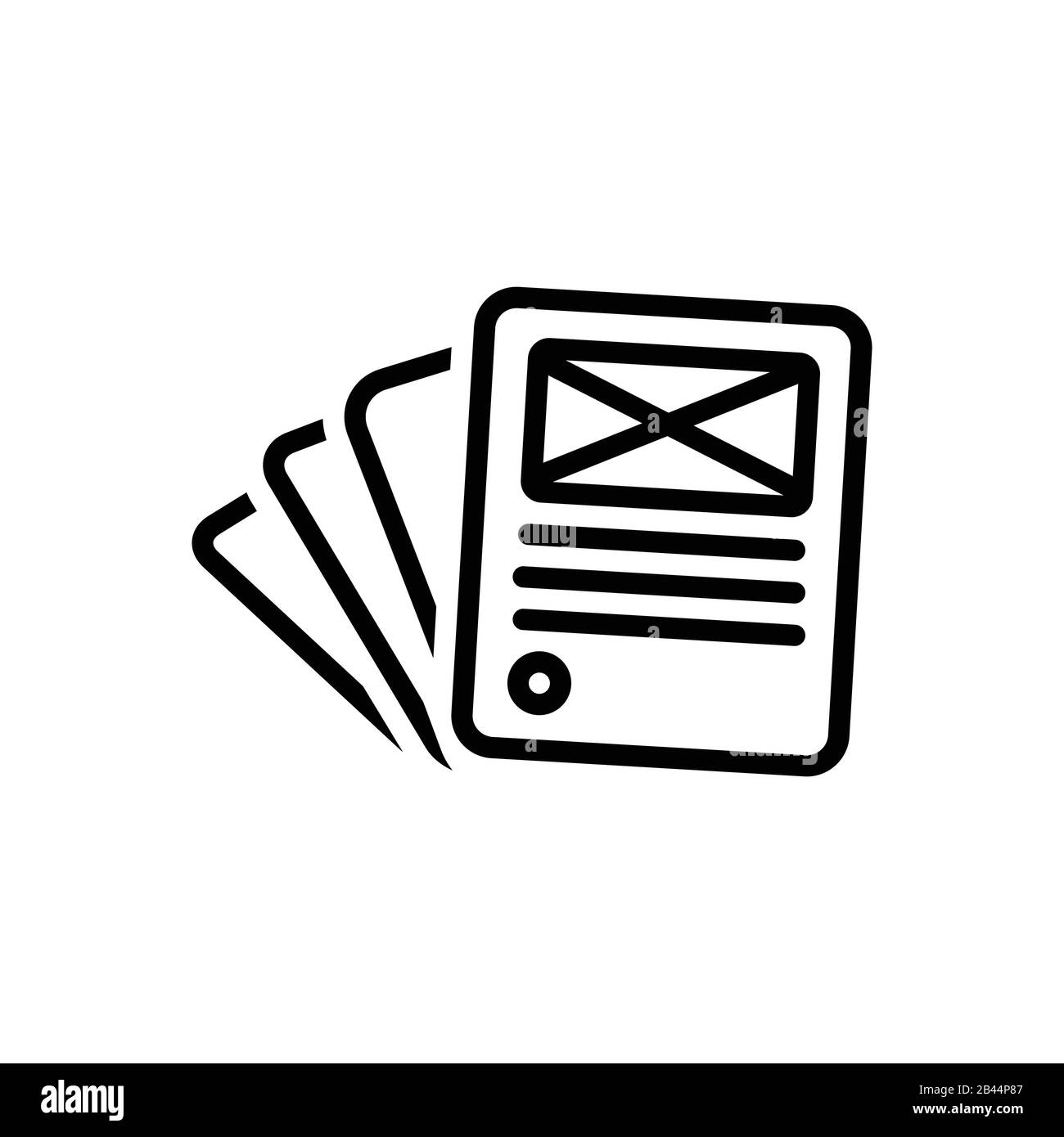 Catalogue icon Cut Out Stock Images & Pictures - Alamy