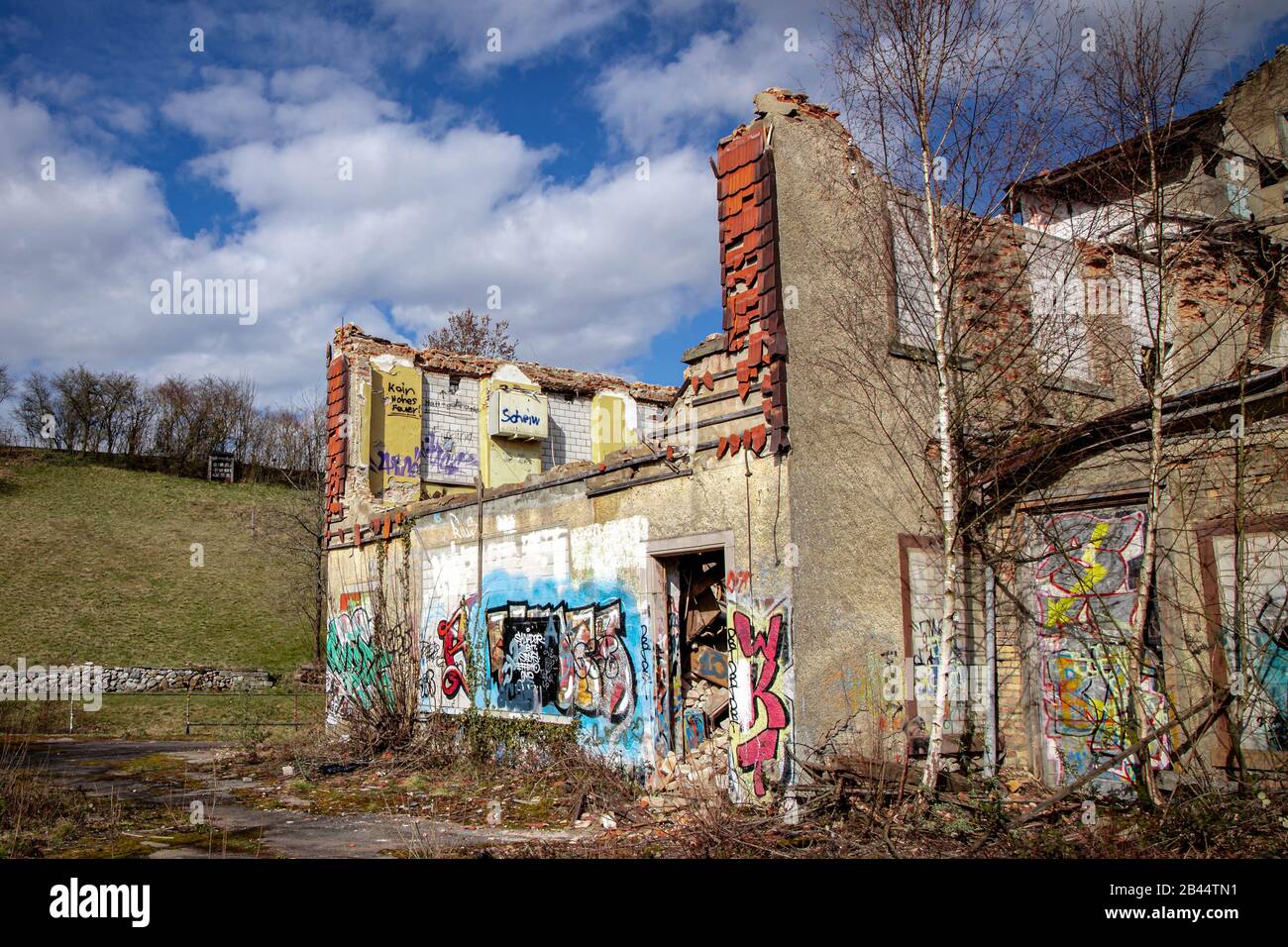 Old forgotten factory Stock Photo - Alamy