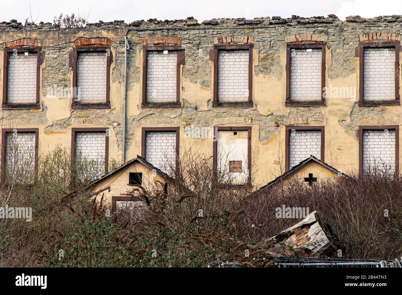 Old forgotten factory Stock Photo - Alamy