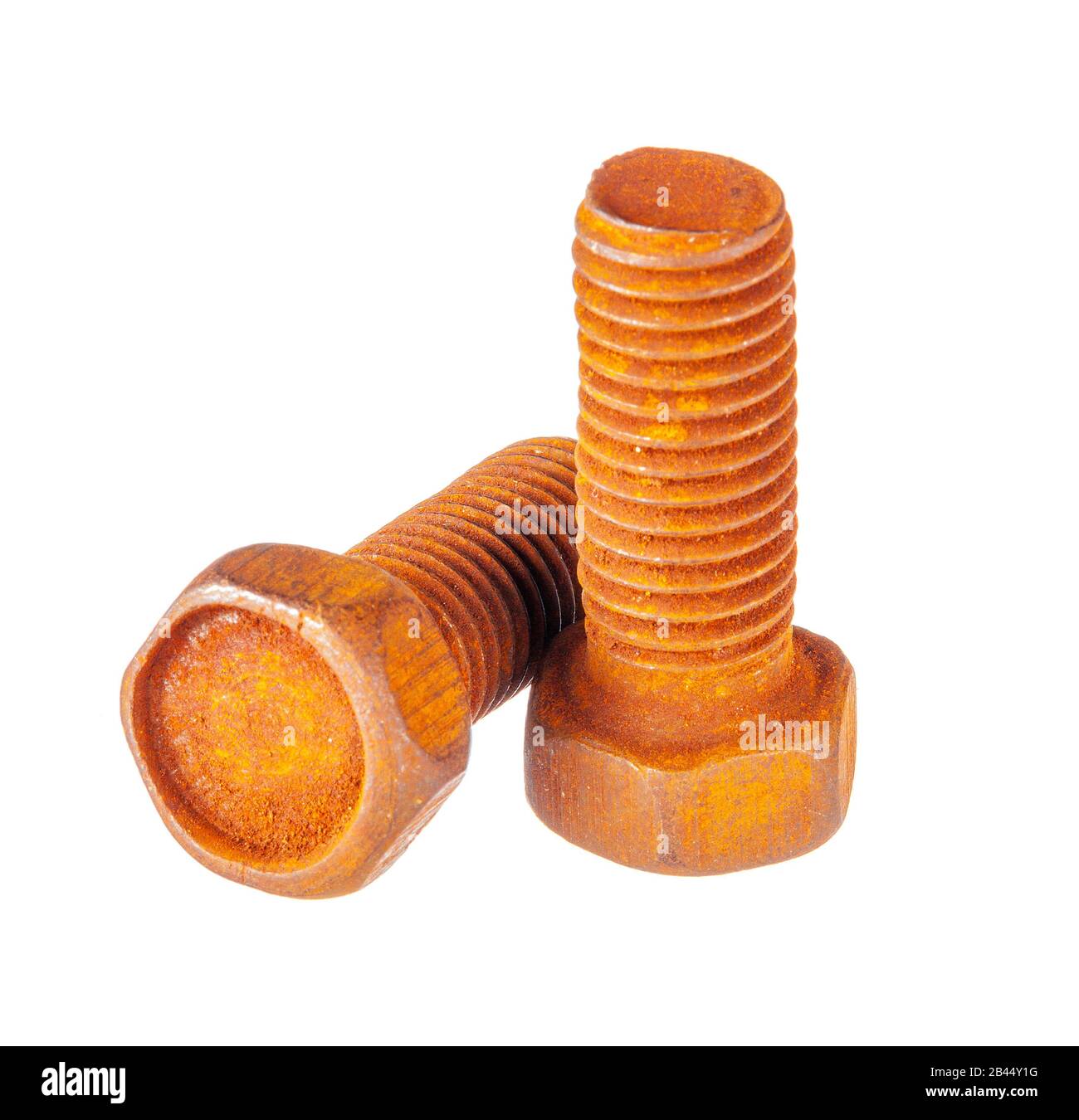 metal bolt isolated on white background. creative photo Stock Photo - Alamy