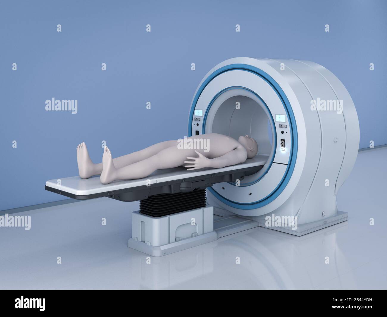 3d rendering mri scan machine or magnetic resonance imaging scan device ...