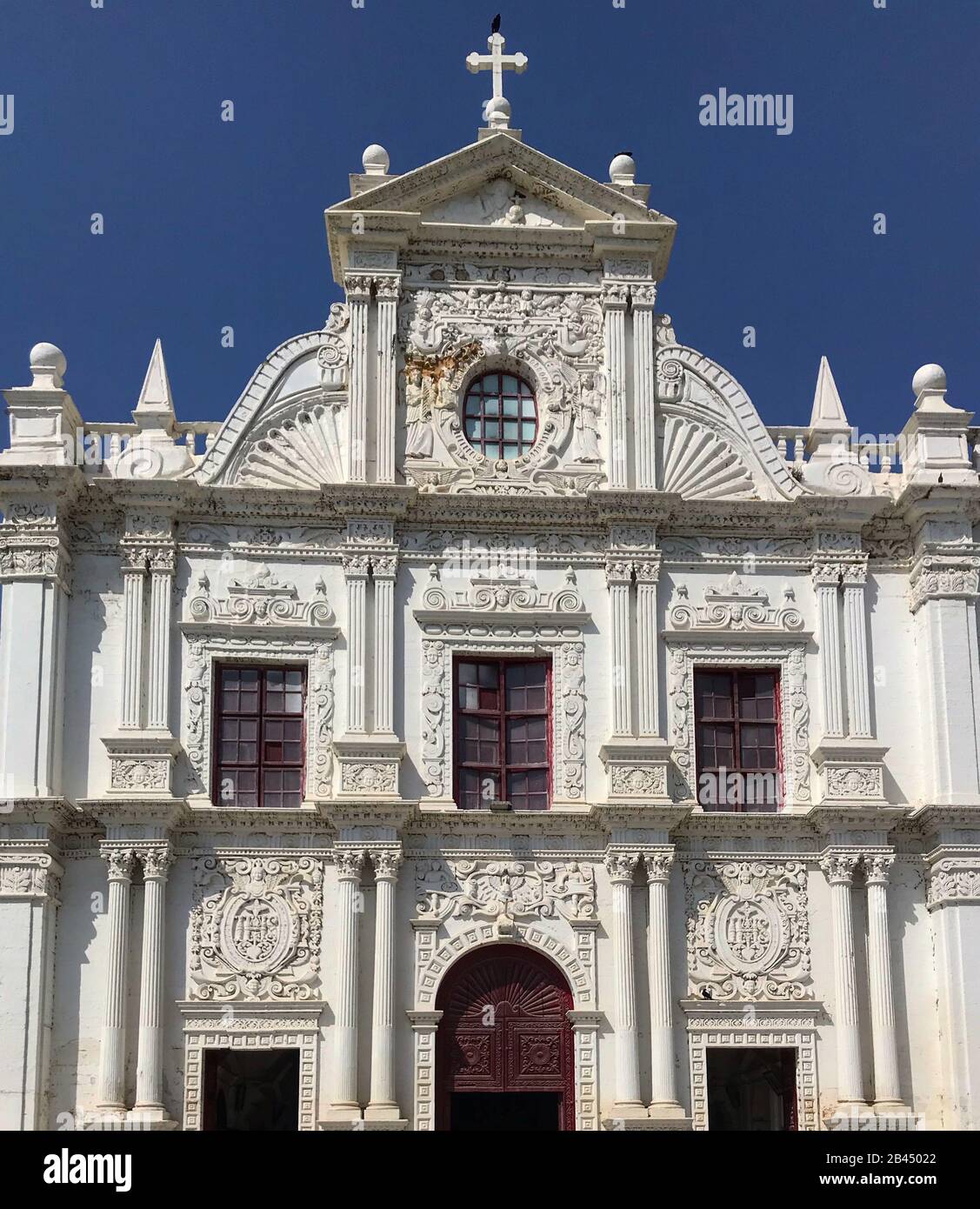 Diu, Gujarat/India - April 1, 2018 : Exterior of St. Paul's Church Diu ...