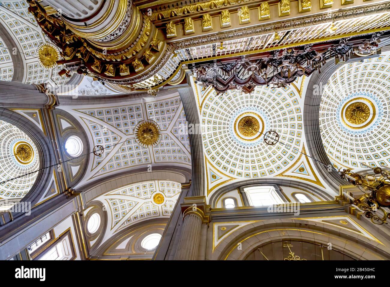 Basilica ornate colorful ceiling hi-res stock photography and images ...