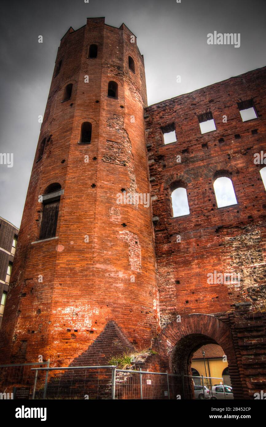 Ancient ruins in Italy vacation attraction Stock Photo - Alamy