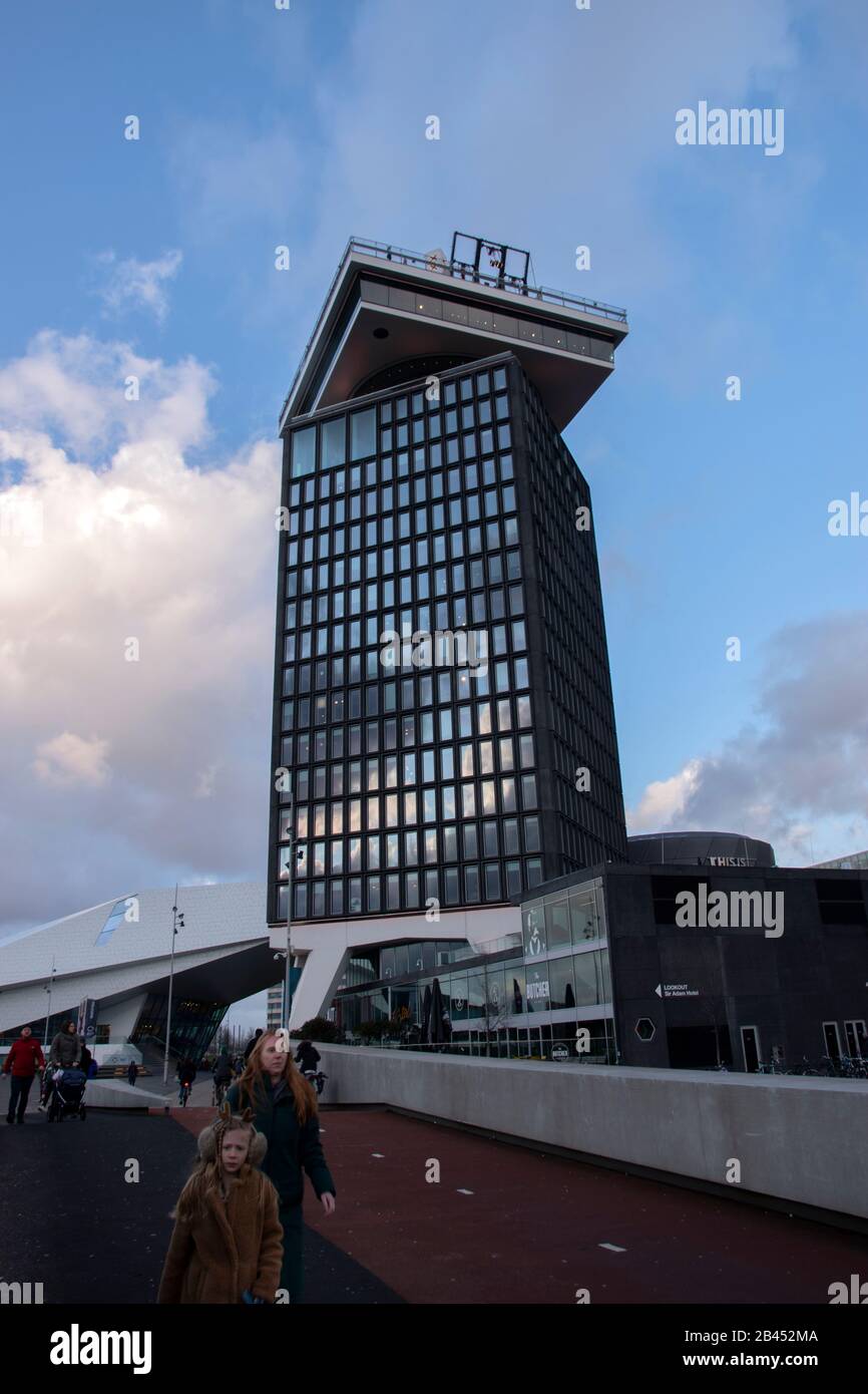 A'dam Lookout Building At Amsterdam The Netherlands Stock Photo - Alamy