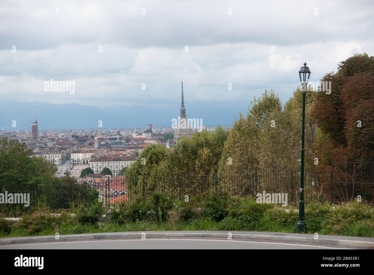 Torino italian vacation in Piemonte in summer Stock Photo - Alamy