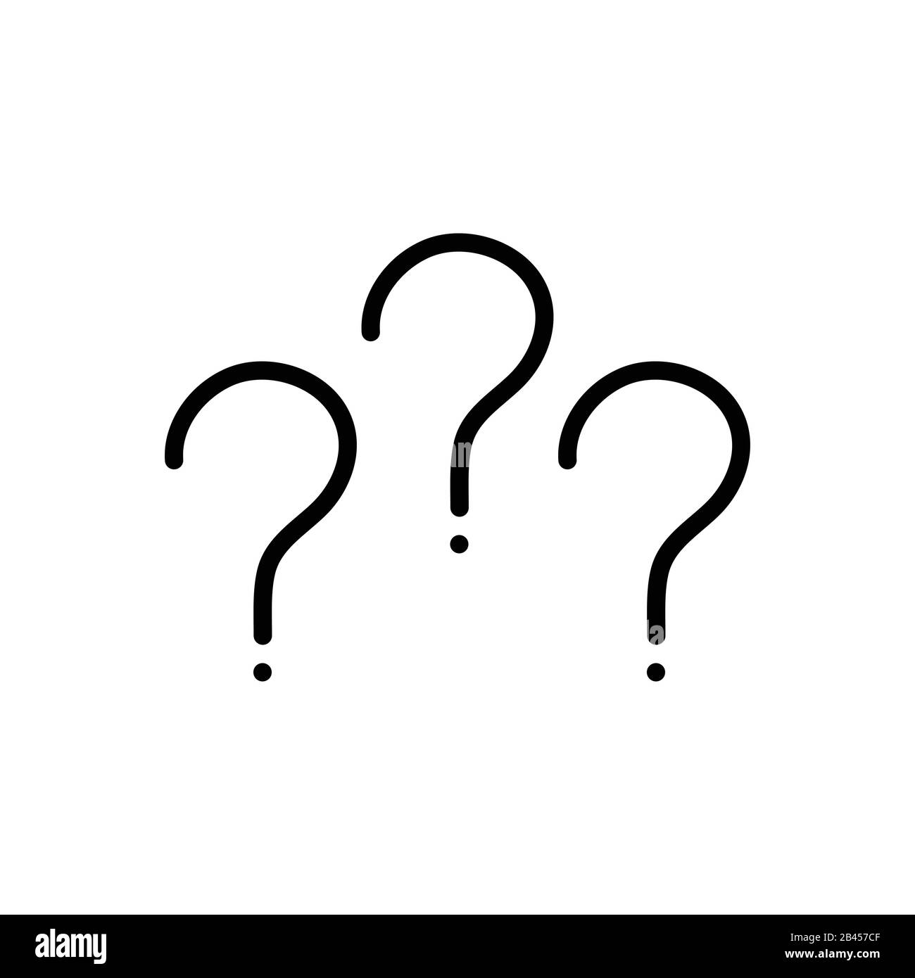 Why icon Black and White Stock Photos & Images - Alamy