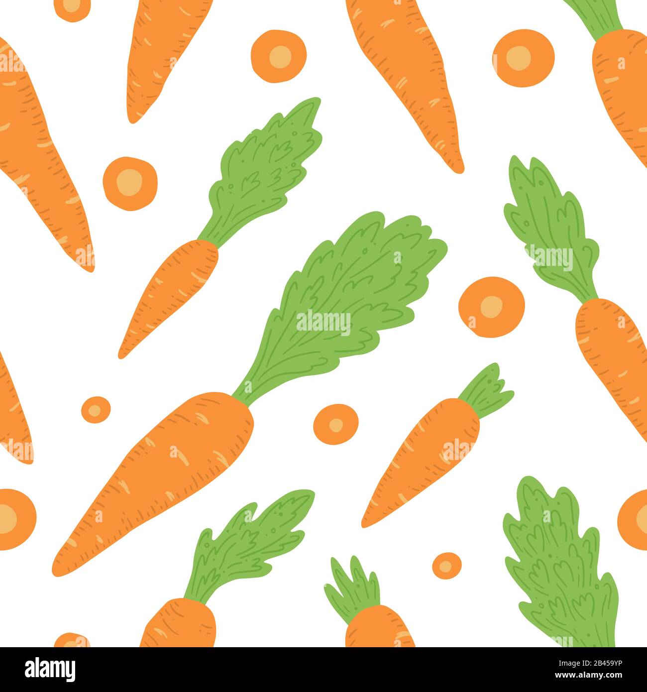 Carrot pattern seamless. Vector illustration for background, print ...