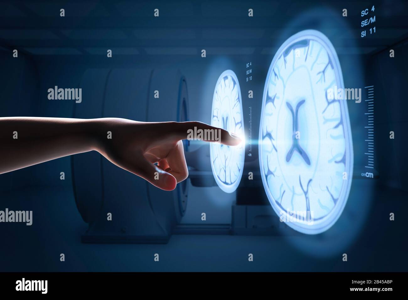 Human brain, 3d mri scan hi-res stock photography and images - Alamy