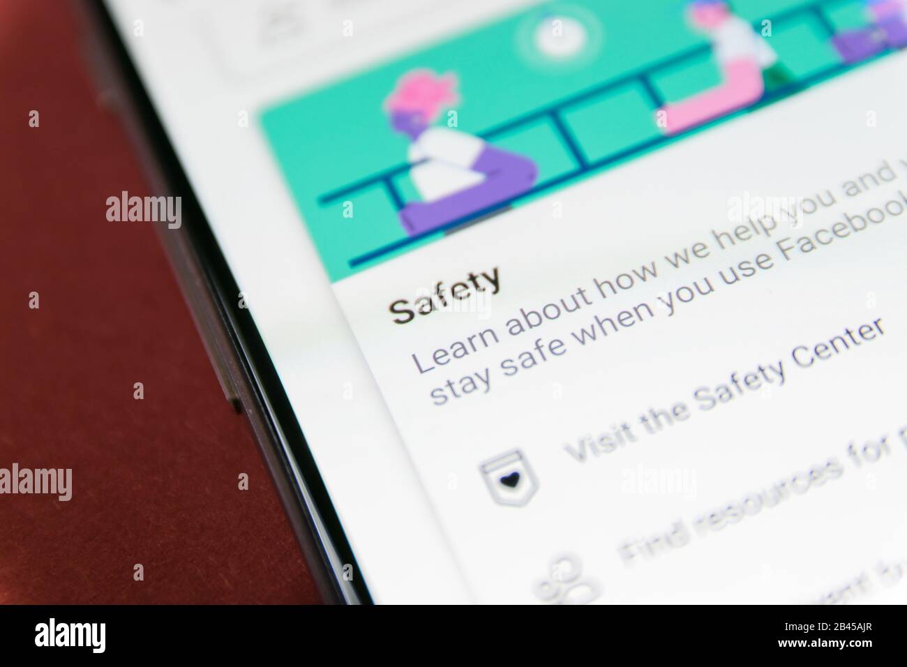 Facebook safety hi-res stock photography and images - Alamy