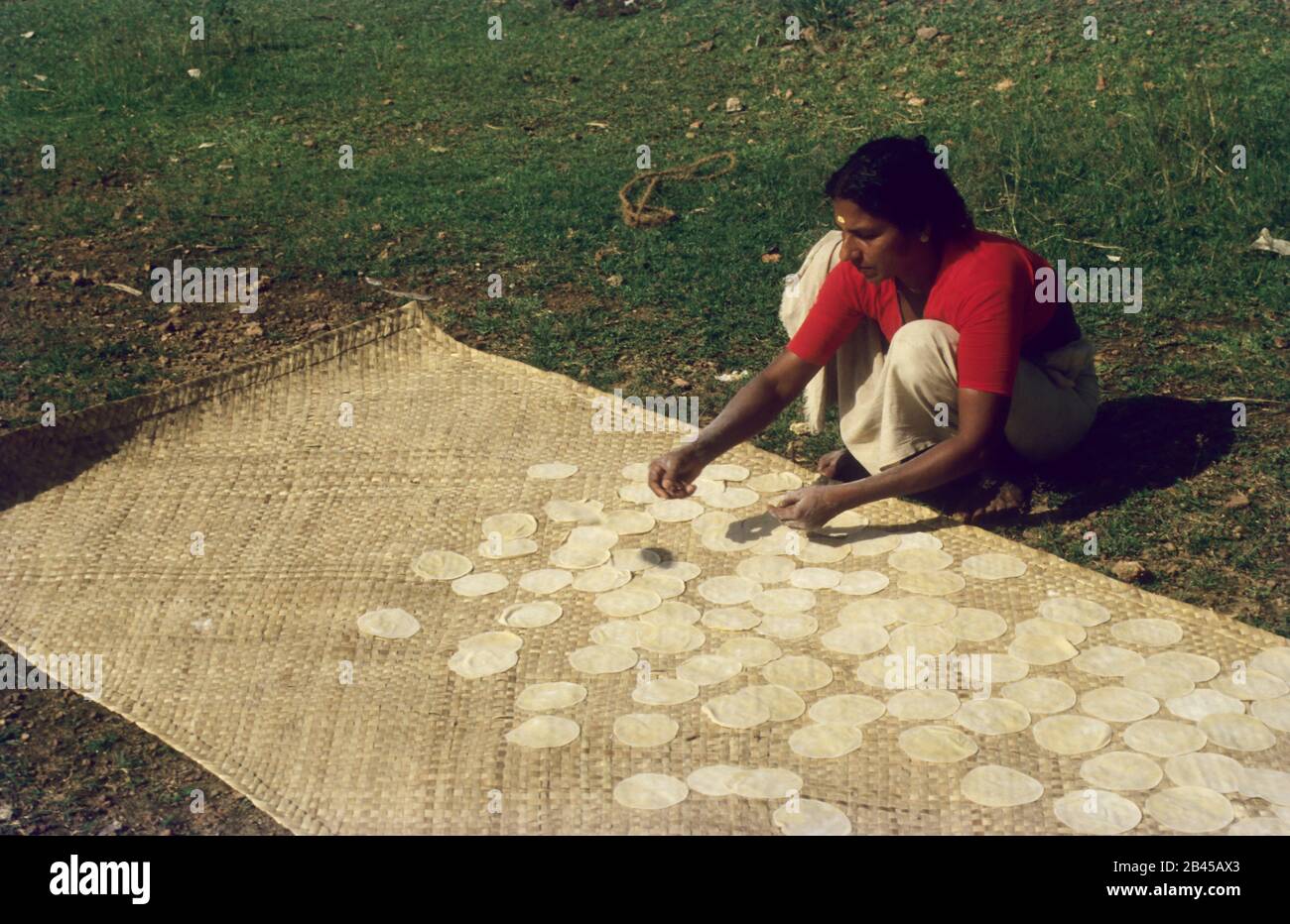 Drying pappadam hi-res stock photography and images - Alamy