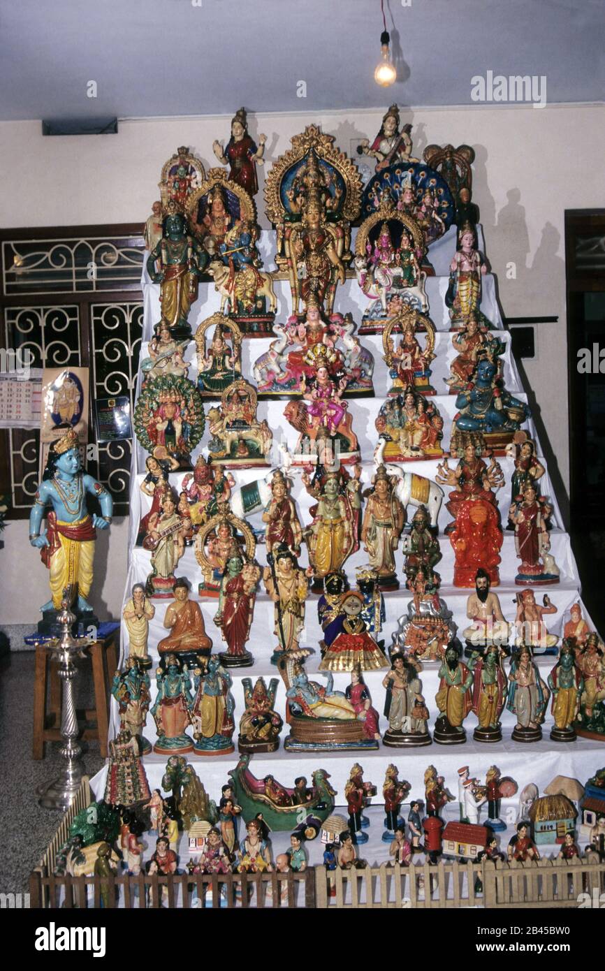 kolu festival during navaratri at tamil nadu, India, Asia Stock Photo ...