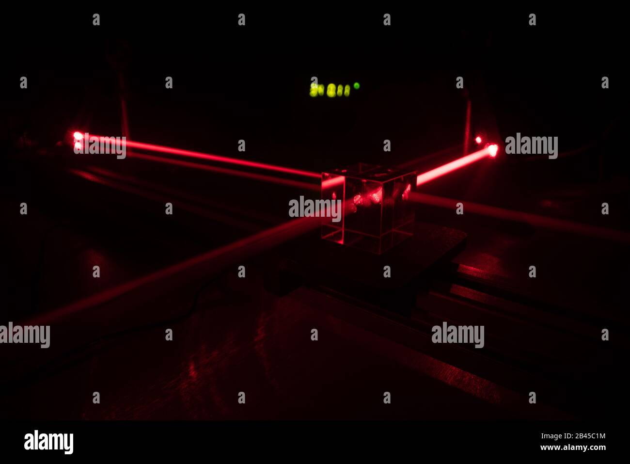 laser beam in optical laboratory Stock Photo - Alamy