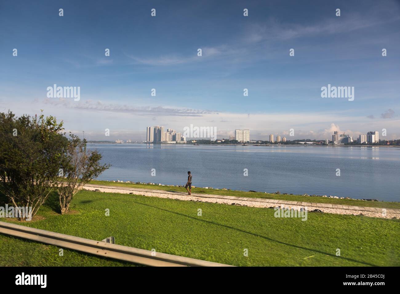 Strait of Johore, Singapore Stock Photo - Alamy